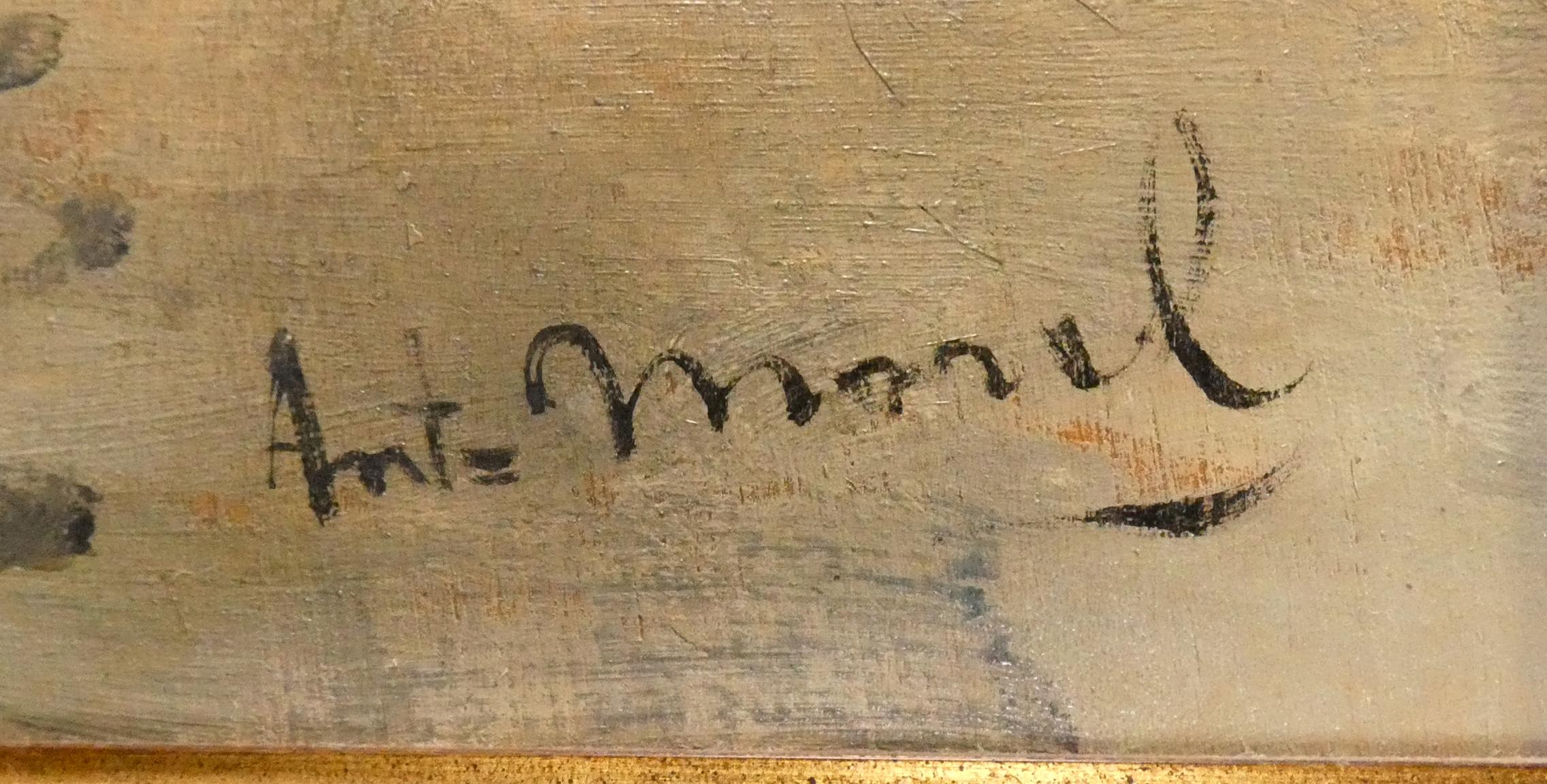 Tableau HSP - Marine - signé Ant.Morel MOREL Anton