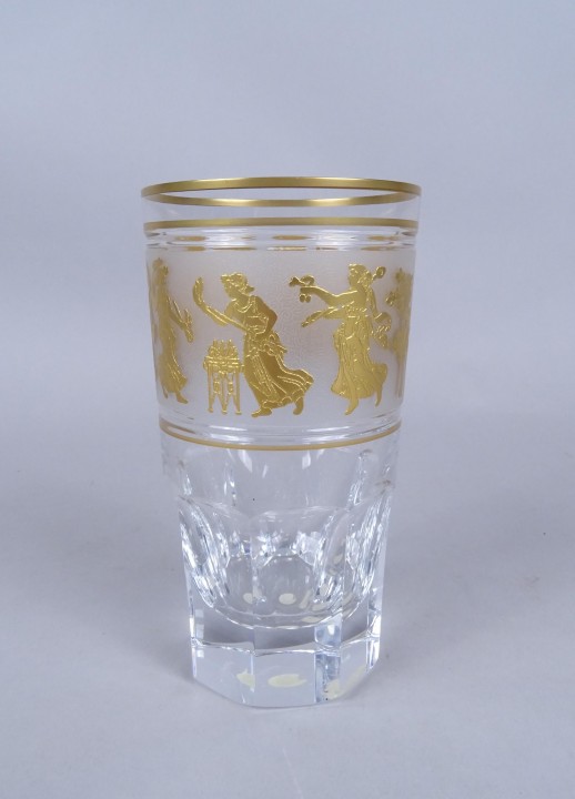 Verrerie : verre en cristal taillé , maté et galvanoplastie - Danse de ...